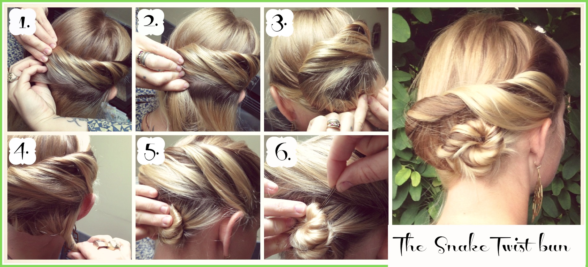 roxiejanehunt | Snake twist bun