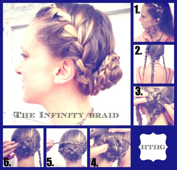 roxiejanehunt | The coolest DIY hairstyle of the season:The infinity braid
