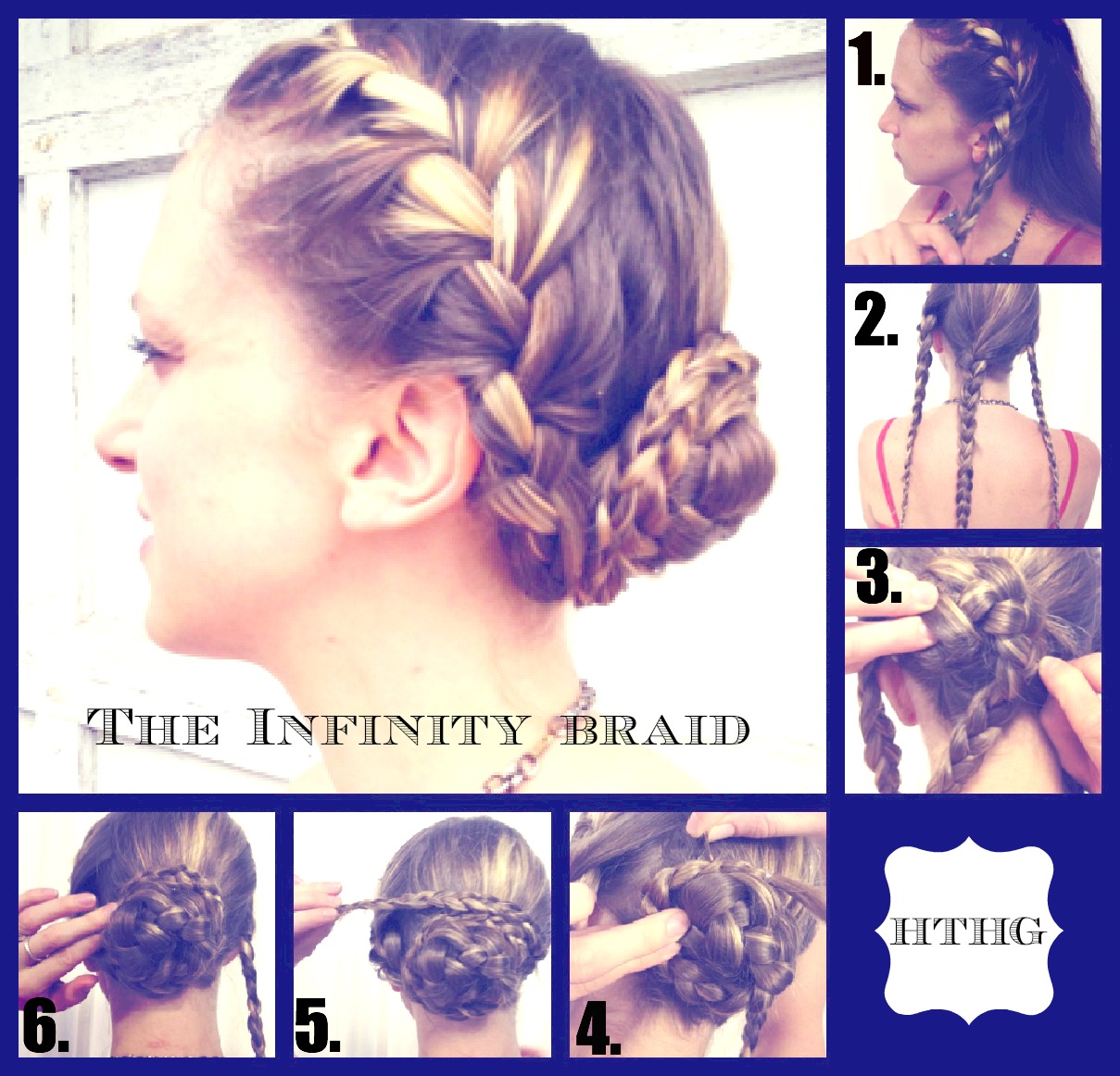 roxiejanehunt | The coolest DIY hairstyle of the season:The infinity braid