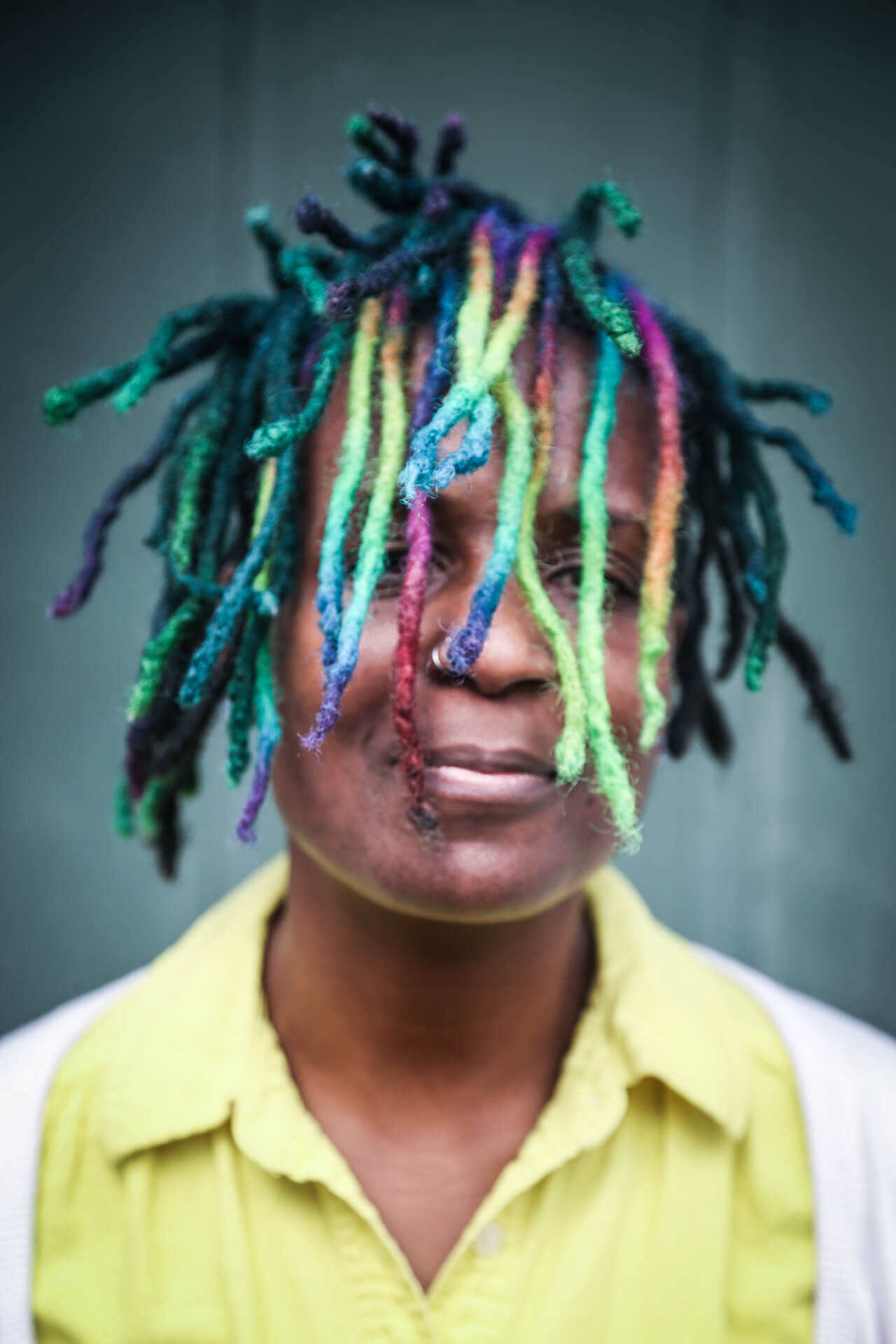 roxiejanehunt | Finger Painting Haircolor: Rainbow Locs